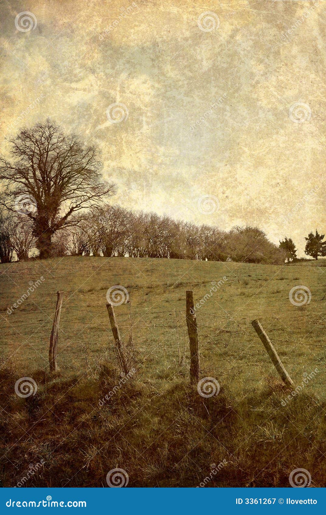 Old-fashioned landscape stock image. Image of fracture - 3361267