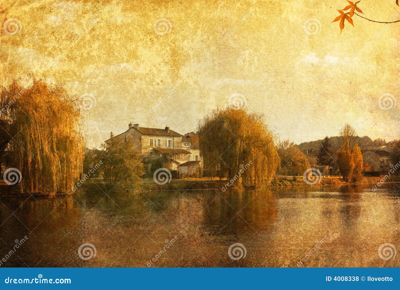 Old-fashioned Landscape Stock Photography | CartoonDealer.com #4008338