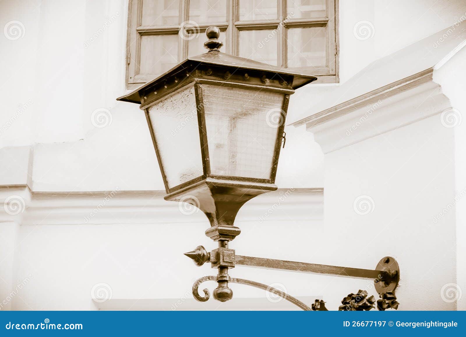 Old-fashioned lantern stock image. Image of city, ancient - 26677197