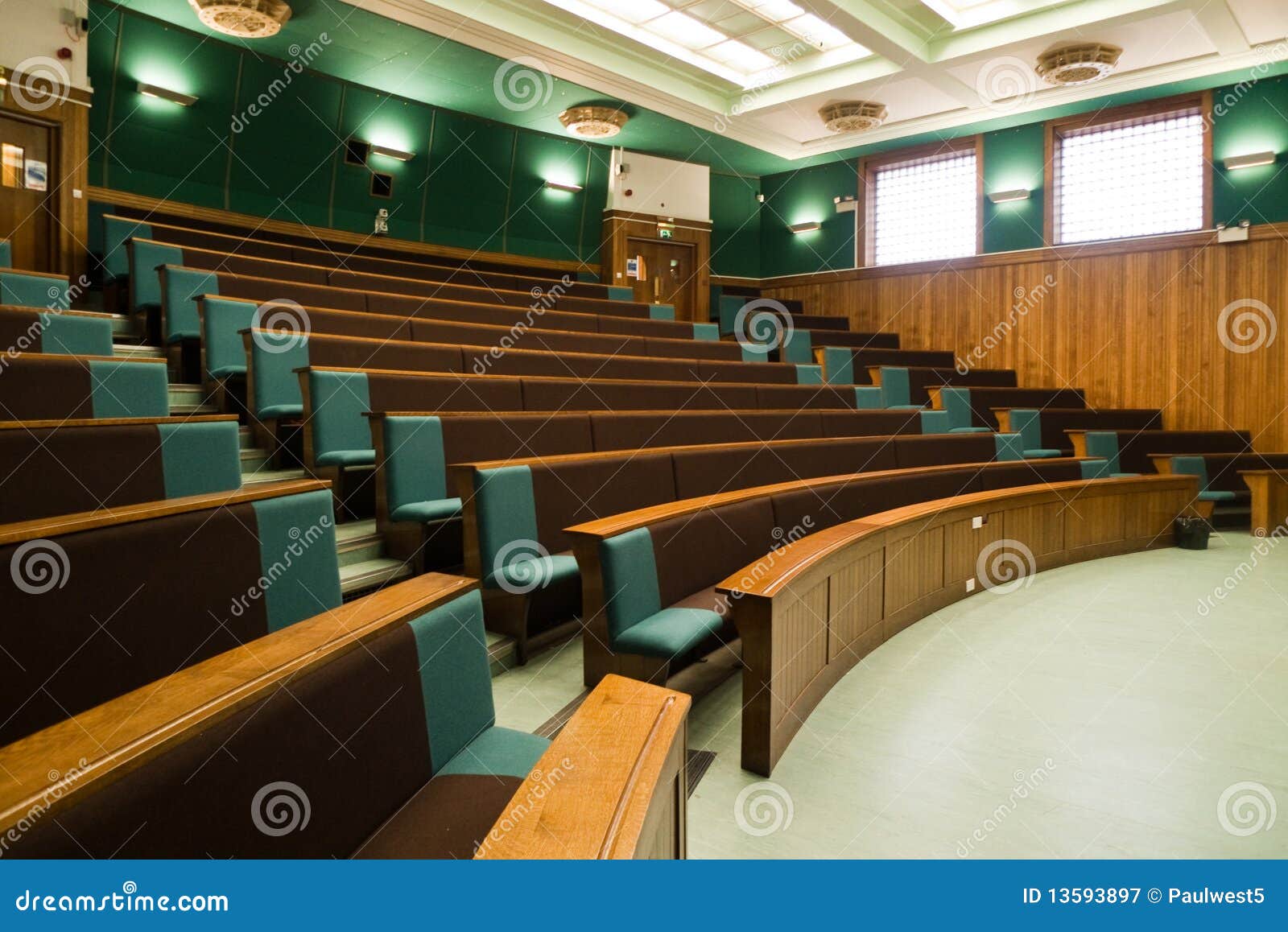 Old fashioned lecture room stock image. Image of fashioned - 13593897