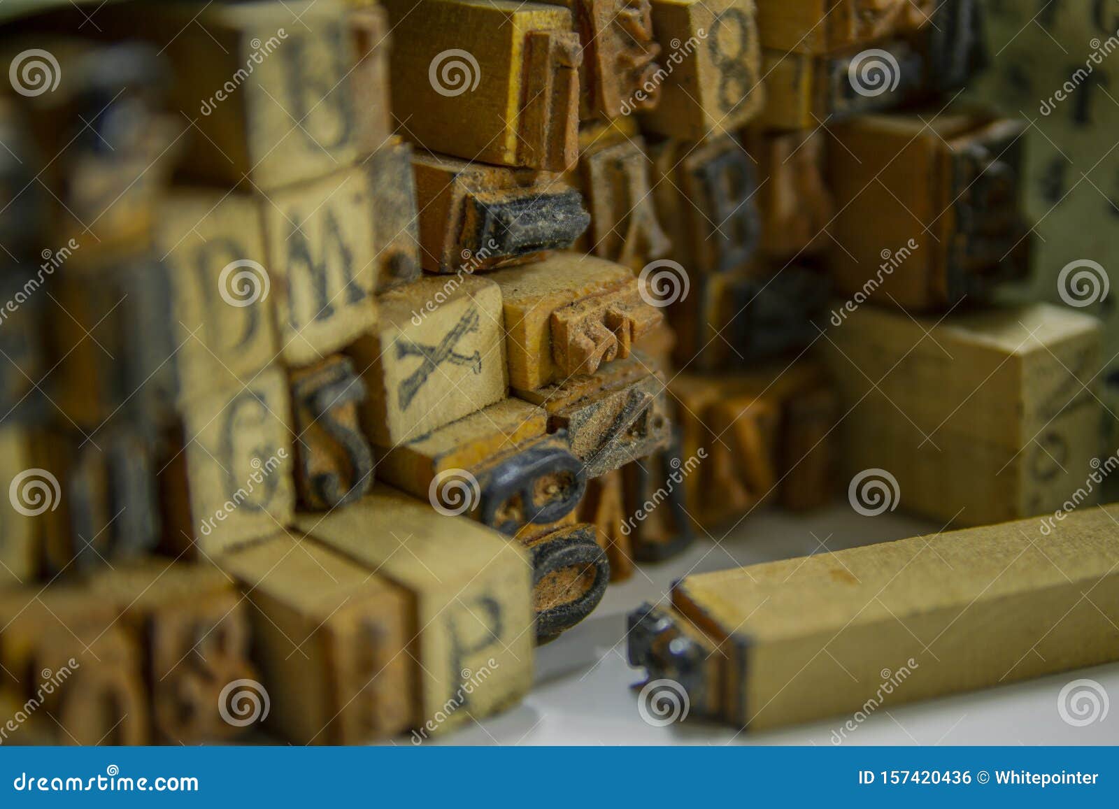 Old Fashioned Letter-press Rubber Stamp Image Stock Photo - Image of ...