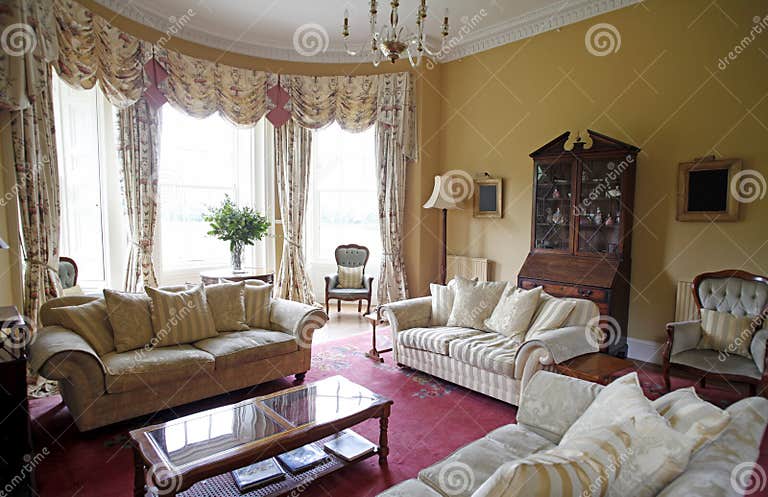 Old fashioned living room stock image. Image of furniture - 21842699