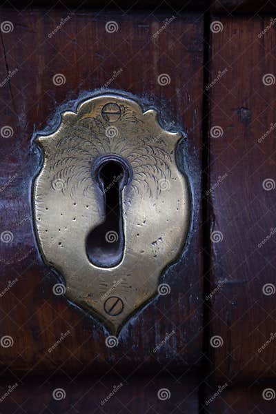 Old-fashioned lock stock photo. Image of surround, silver - 38186302