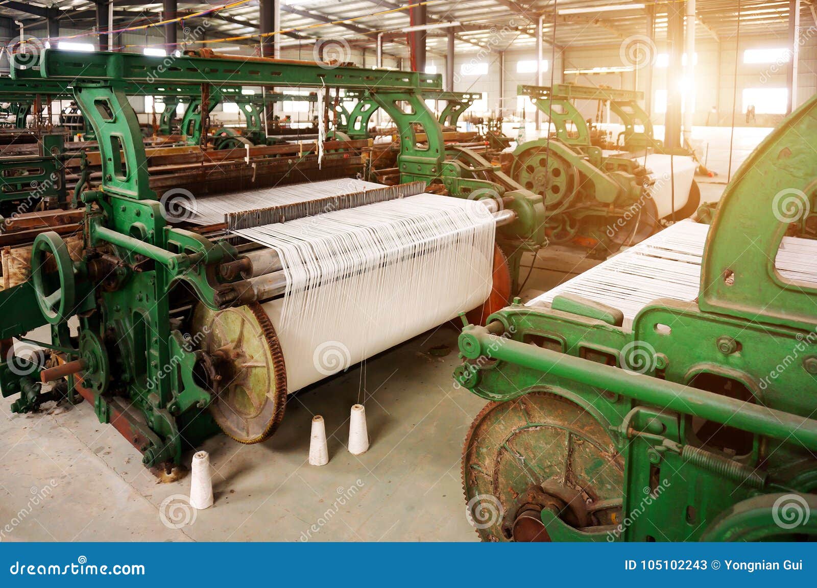 Work in the loom stock image. Image of fiber, background - 105102243