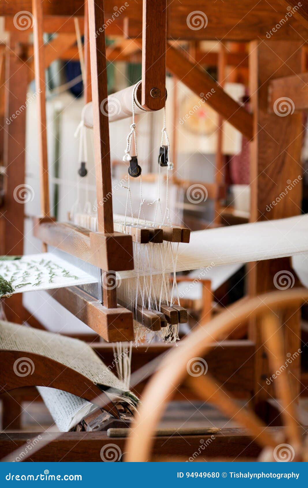 Old Fashioned Loom 2 stock photo. Image of colonial, fiber - 94949680