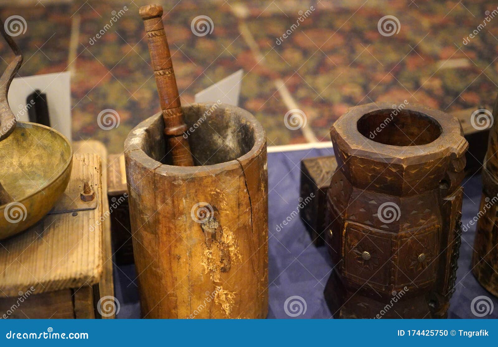 Old-fashioned Manual Coffee Making Tools Stock Photo - Image of closeup ...