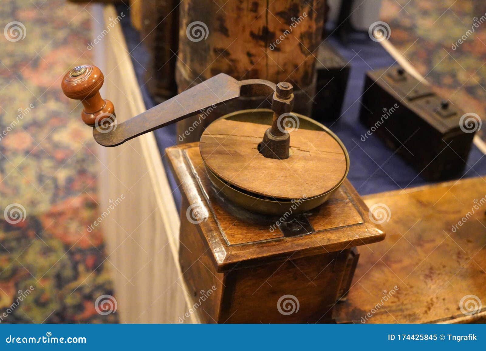 Old-fashioned Manual Coffee Making Tools Stock Image - Image of ...