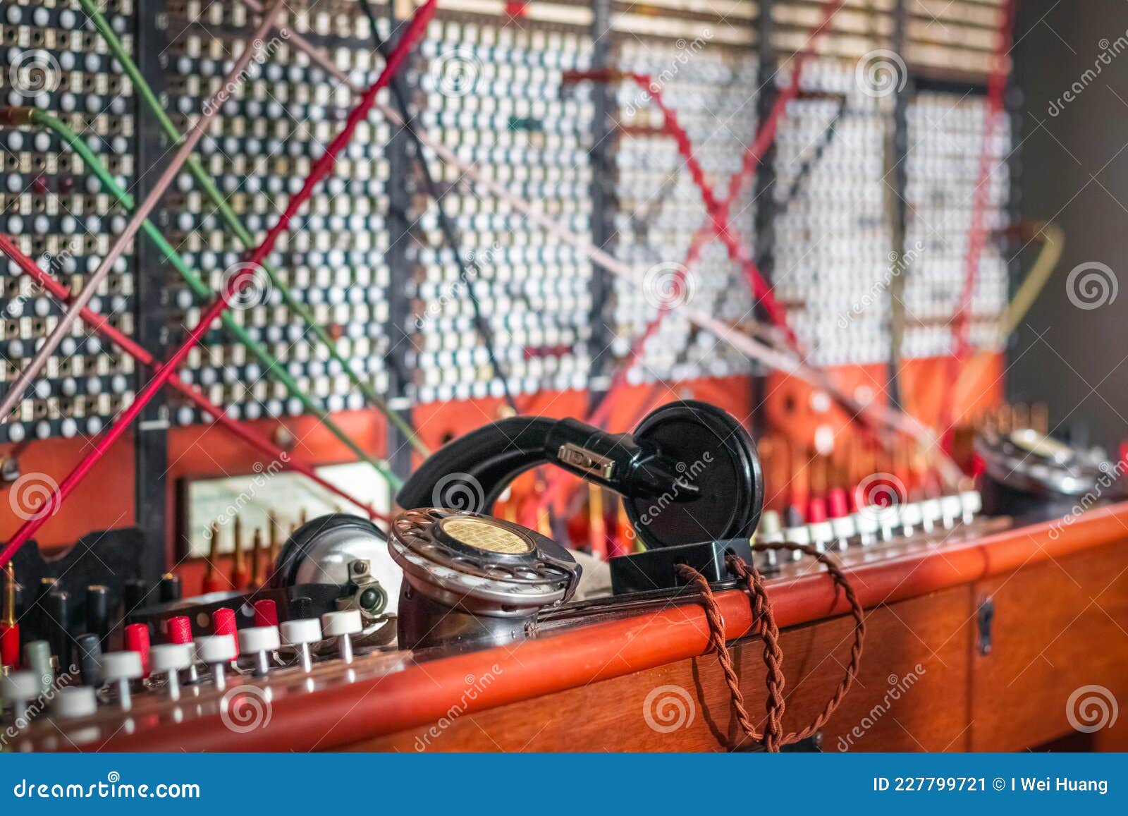 Section Of A CB1 Manual Telephone Exchange Switchboard Displayed At ...