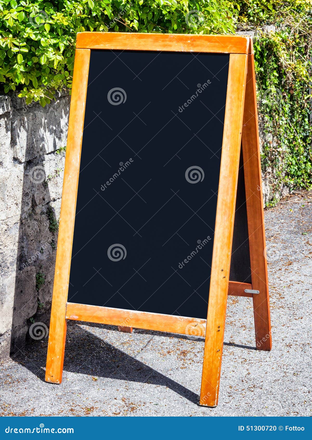 Old fashioned menu board stock photo. Image of blank - 51300720