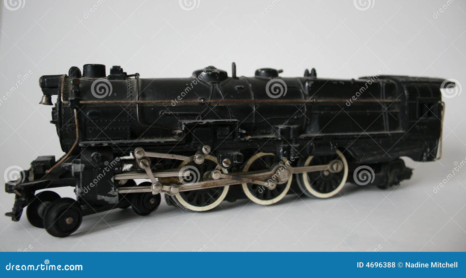 Old fashioned model train stock photo. Image of black - 4696388