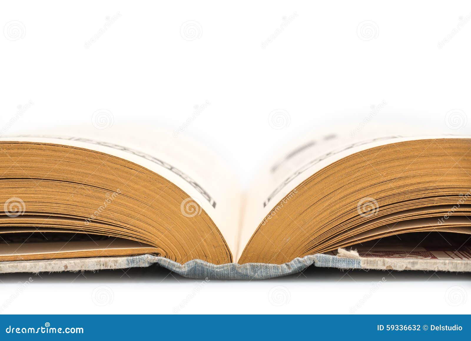 Book Side View. Isolated On A White Background. Template For Designer ...