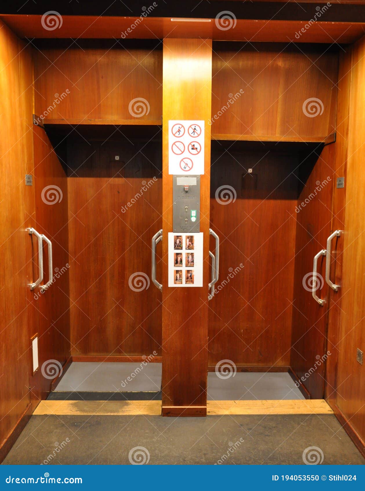 Outdated Warning Sign Is Bent And Rusty Stock Image | CartoonDealer.com ...