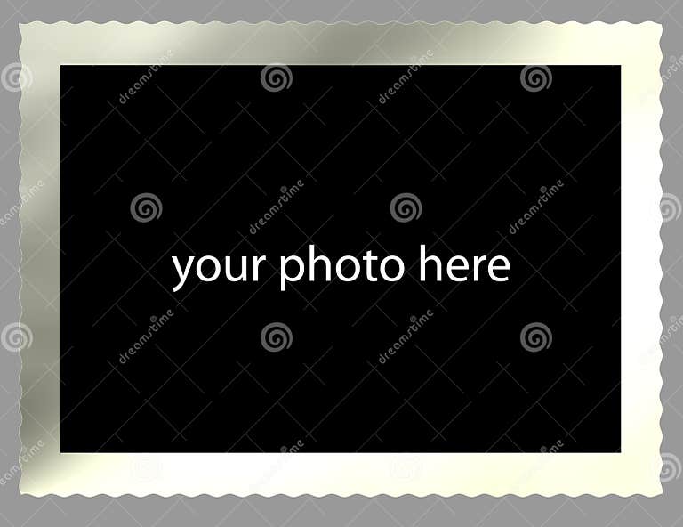 Old Fashioned Picture Border Stock Illustration - Illustration of ...