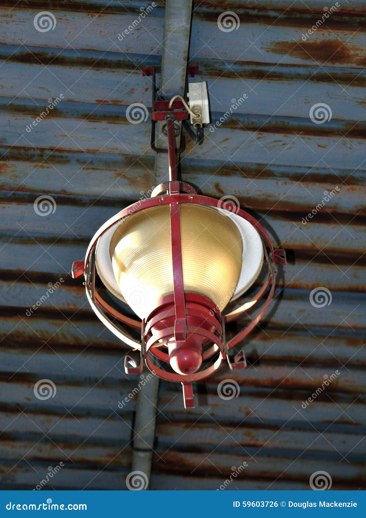 Train Platform Canopy Light Fixture