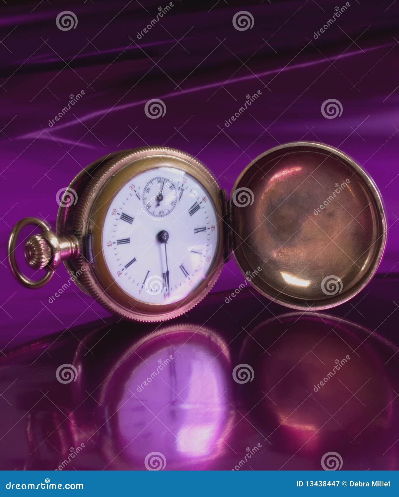 Old-fashioned pocket watch stock image. Image of pocket - 13438447