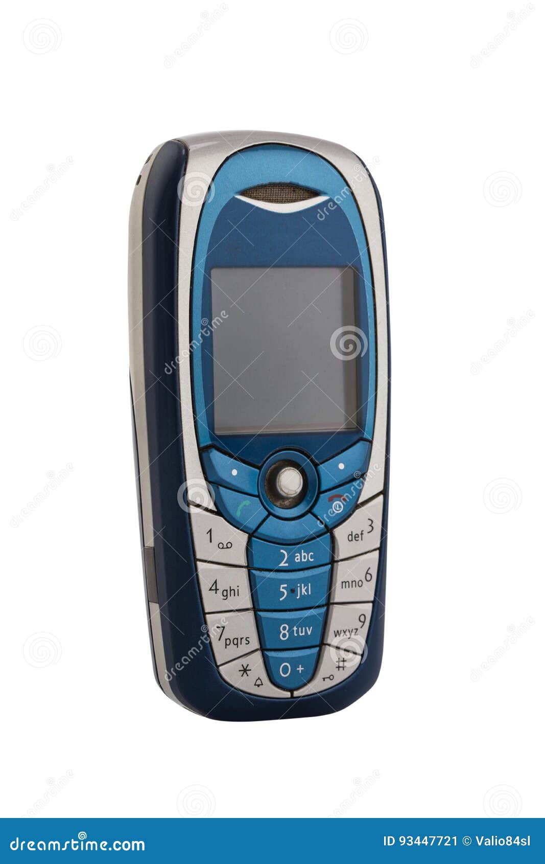 Old-fashioned Portable Telephone Isolated Stock Image - Image of retro ...