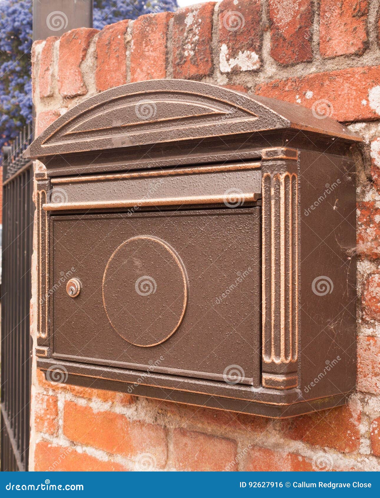 An Old Fashioned Post Box Outside on the Wall Cool Stock Photo - Image ...