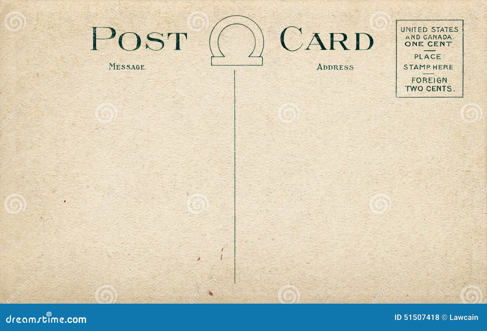 Old Fashioned Postcard stock photo. Image of fashioned - 51507418