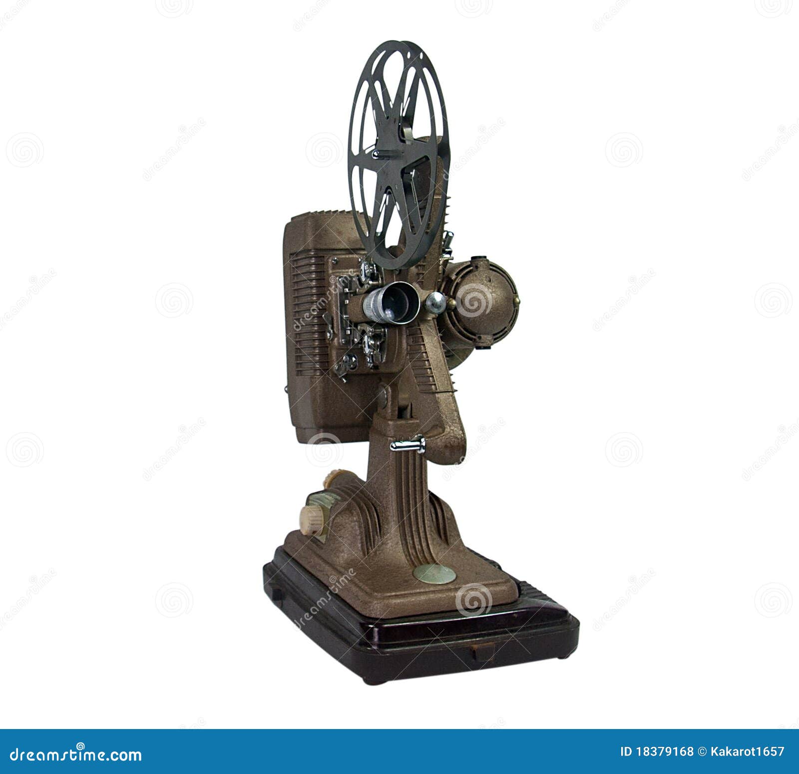 Old Fashioned Projector stock photo. Image of spin, film - 18379168