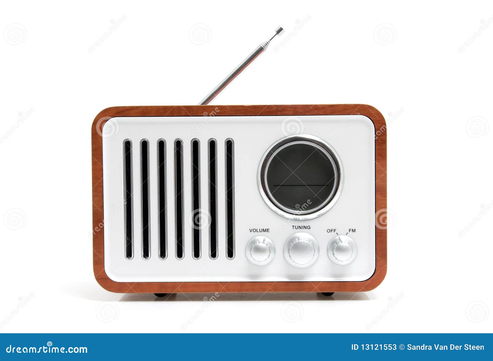 Old fashioned radio stock image. Image of receiver, communication ...