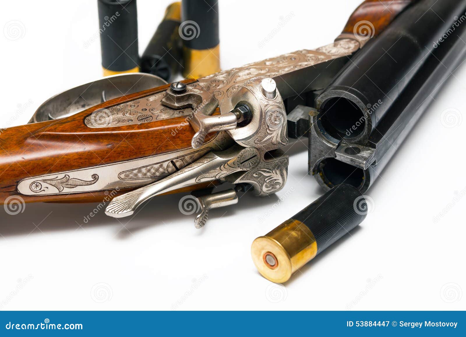 Old-fashioned rifle stock image. Image of sporting, piece - 53884447
