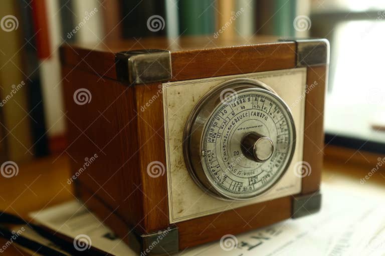 Generative Ai, Old-fashioned Safe Box, Large Cipher Dial, Bank Safe Box, Old-fashioned Safe Box ...