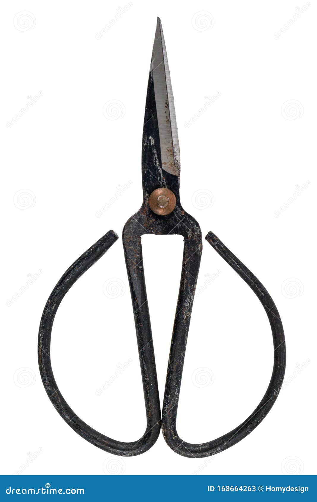 Old fashioned scissors stock image. Image of scissors - 168664263