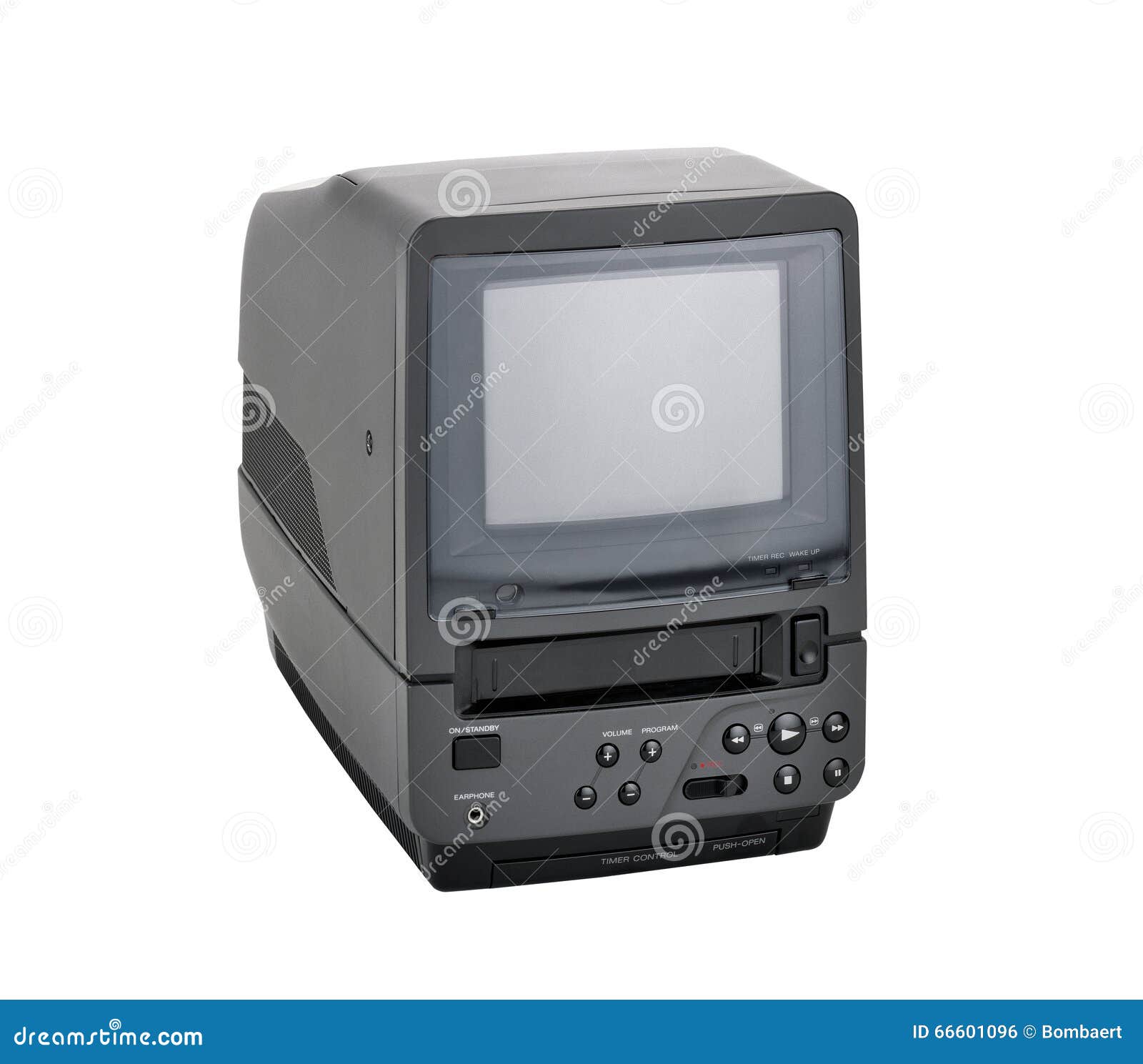Old Fashioned Screen Monitor in Combo with Vhf Reader Stock Photo ...
