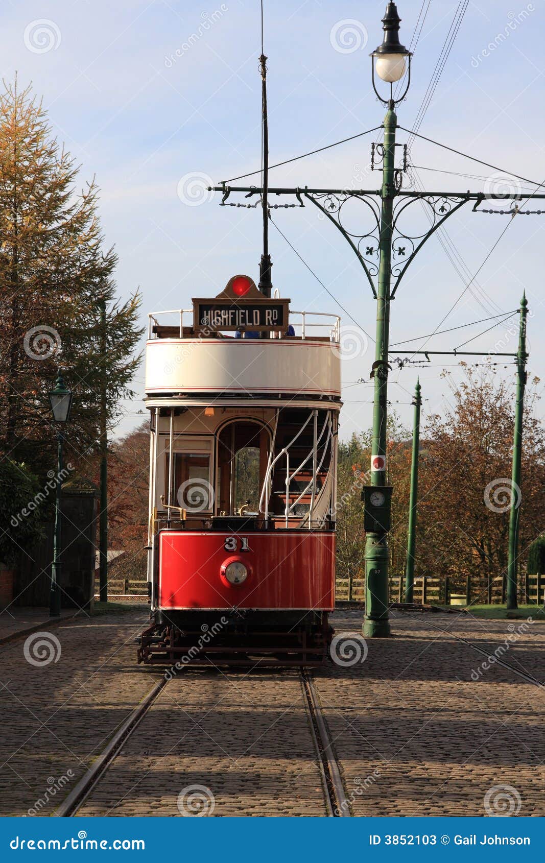 Old Fashioned Tram stock image. Image of museum, running - 3852103