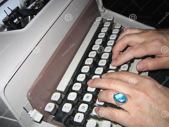 Old fashioned typing stock image. Image of blank, touch - 630063