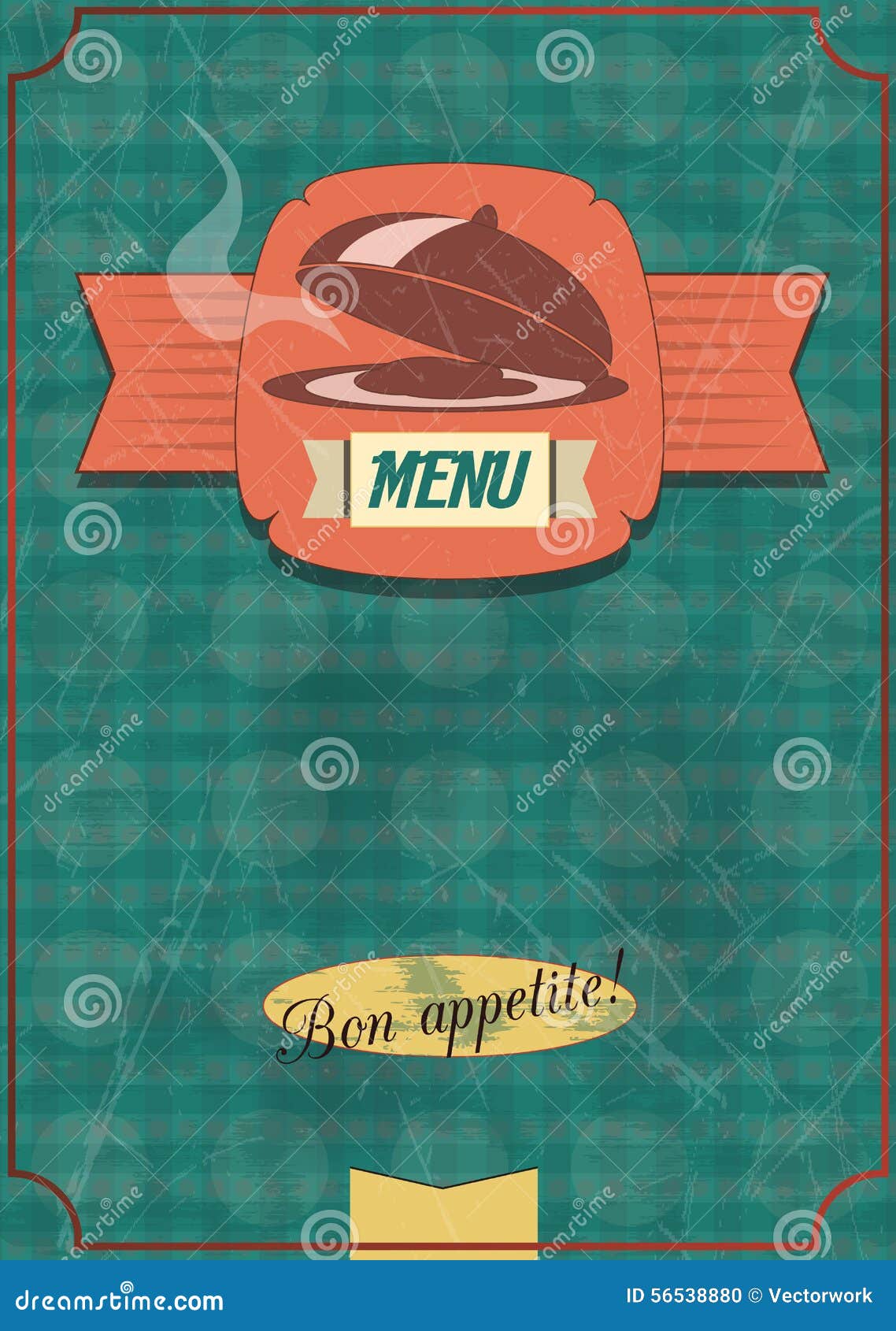 Old-fashioned Vintage Menu Design Stock Vector - Illustration of ...