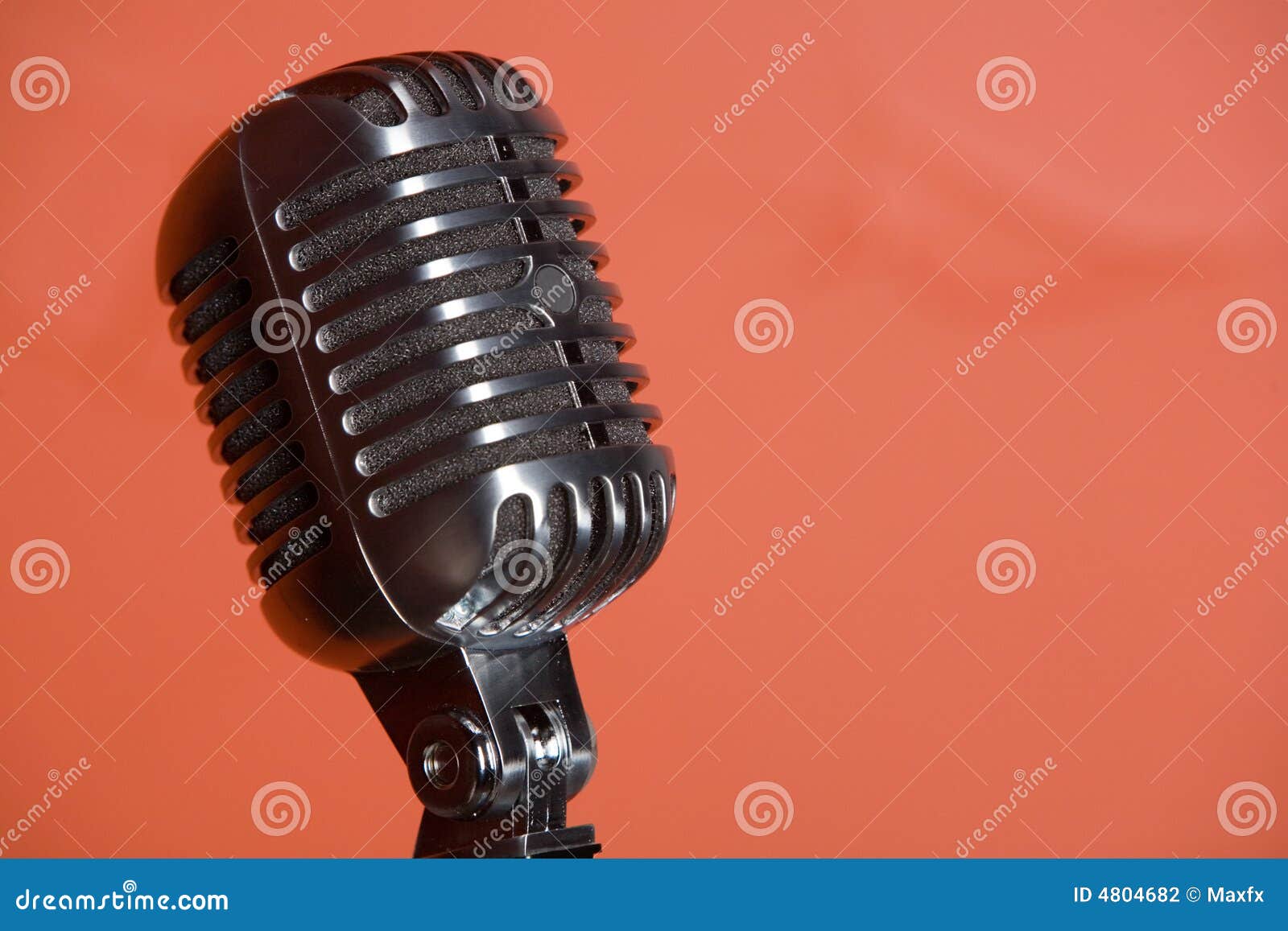 Old Fashioned Vintage Microphone Stock Photo - Image of vintage, voice ...