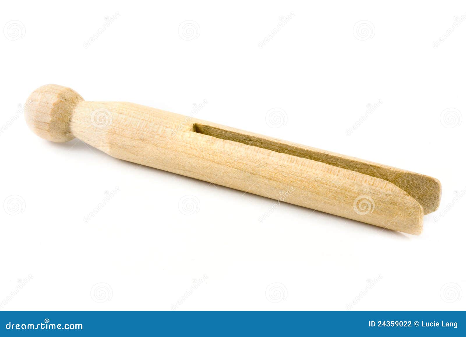 Old Fashioned Wooden Colthes Peg Stock Photo - Image of white ...