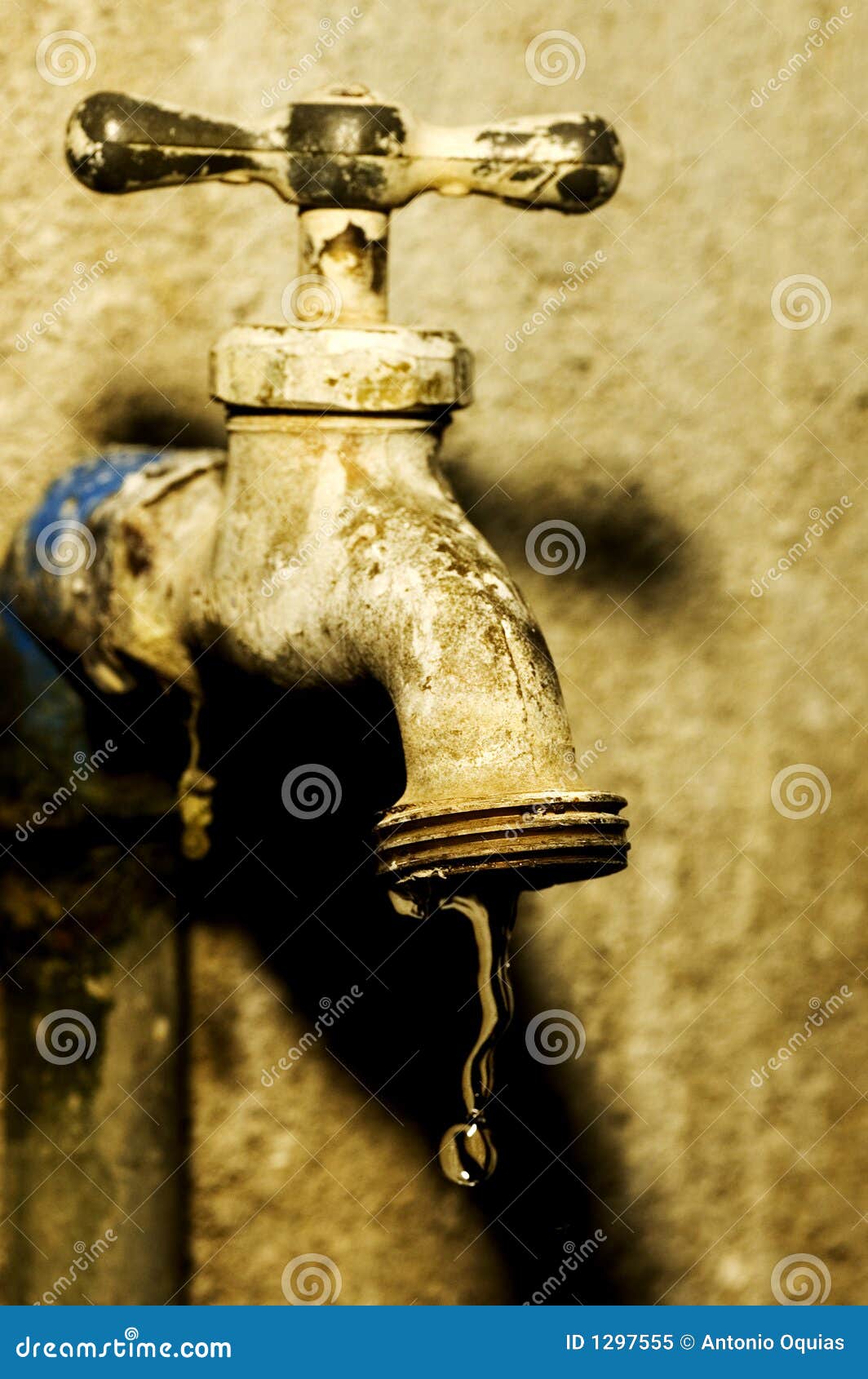 Old Faucet stock image. Image of supply, turn, outside - 1297555