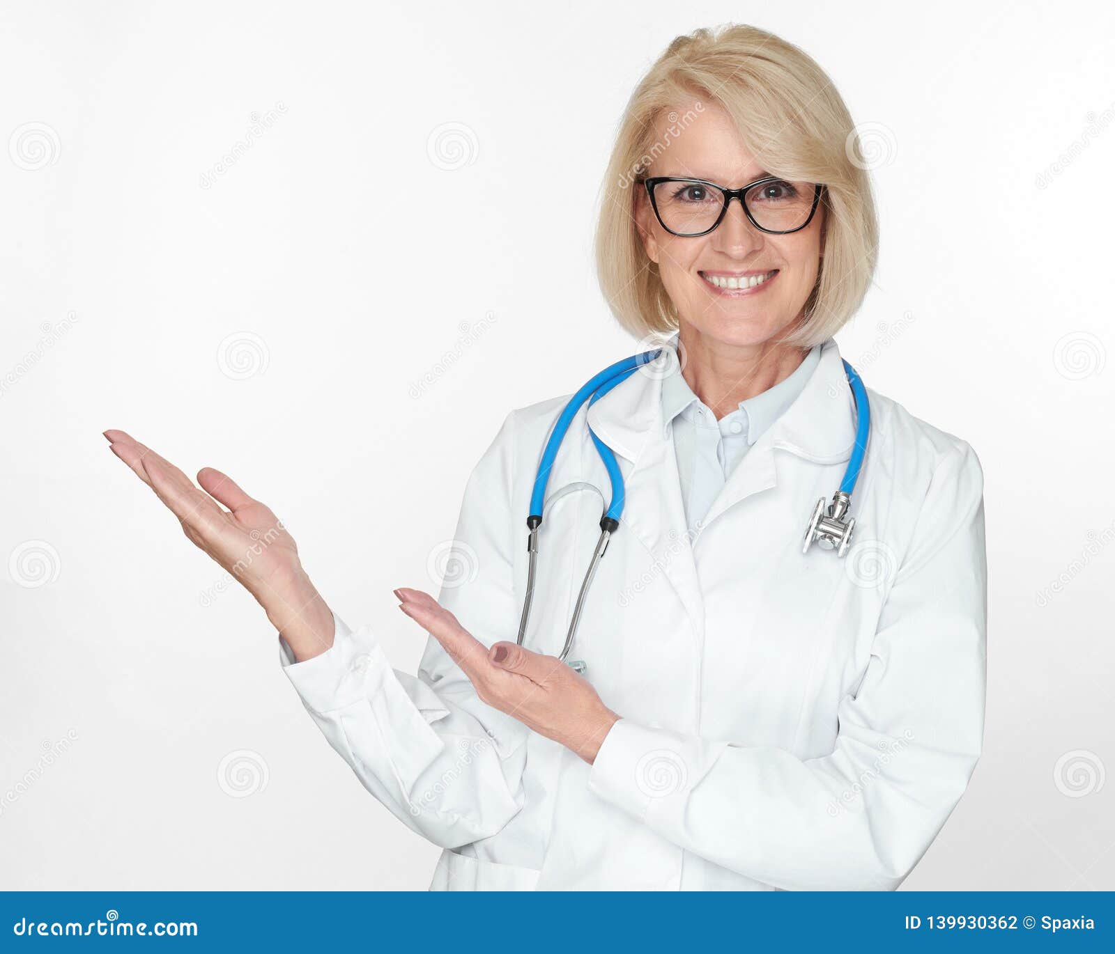 Old female doctor stock photo. Image of confident, prescription - 139930362