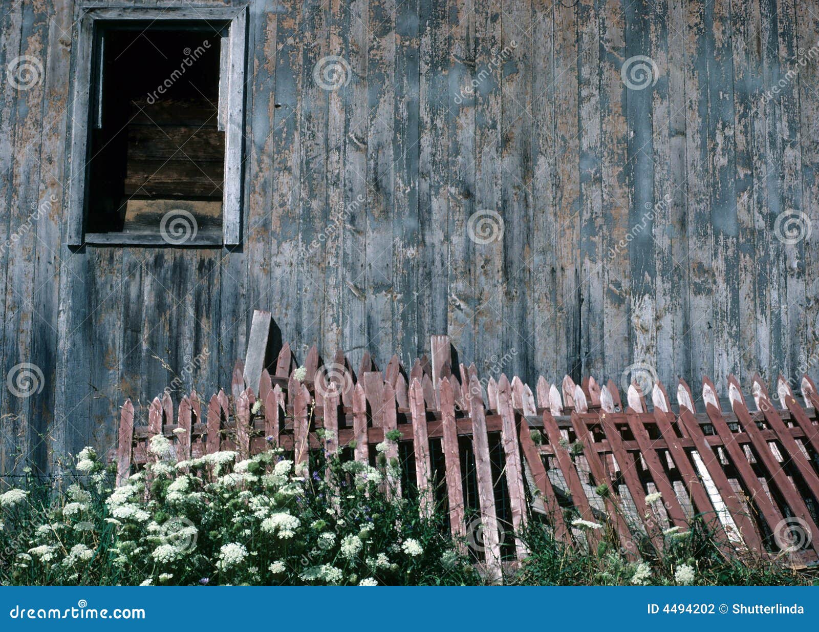 Old fence stock photo. Image of wood, rusted, fence, barn - 4494202