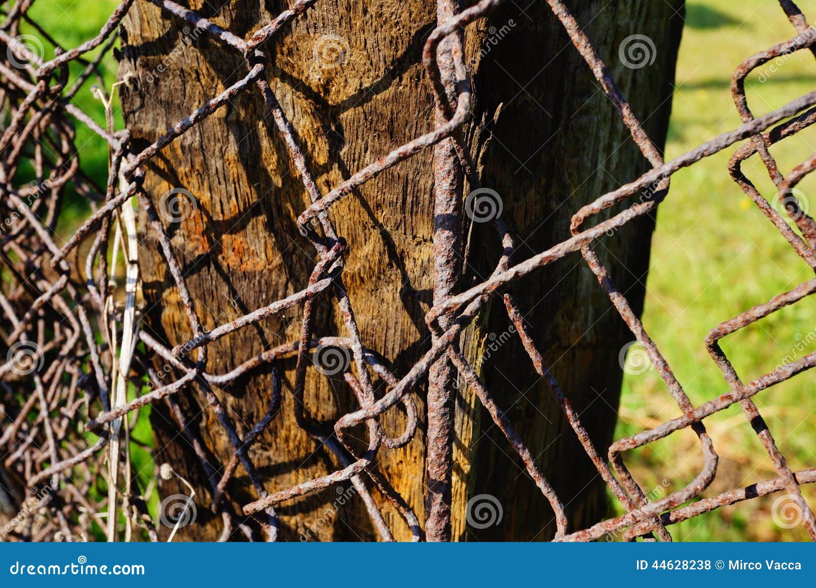 Old fence stock photo. Image of fence, wooden, rusty - 44628238