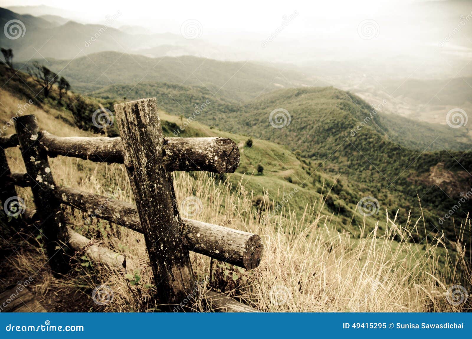 The old fence stock image. Image of vintage, fence, prevent - 49415295