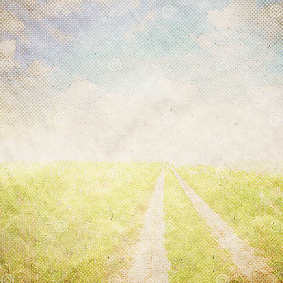 Old Fields, Retro Background Stock Image - Image of pattern, edge ...