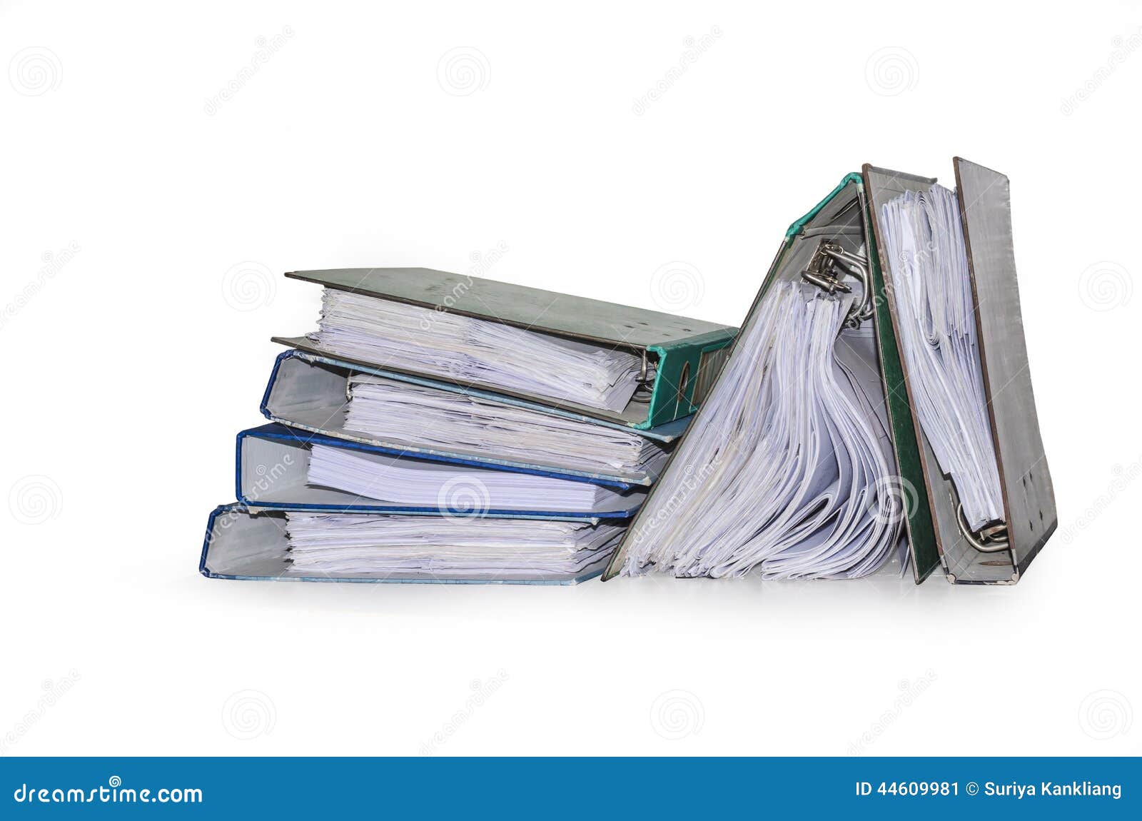 Old file folders stock image. Image of single, order - 44609981