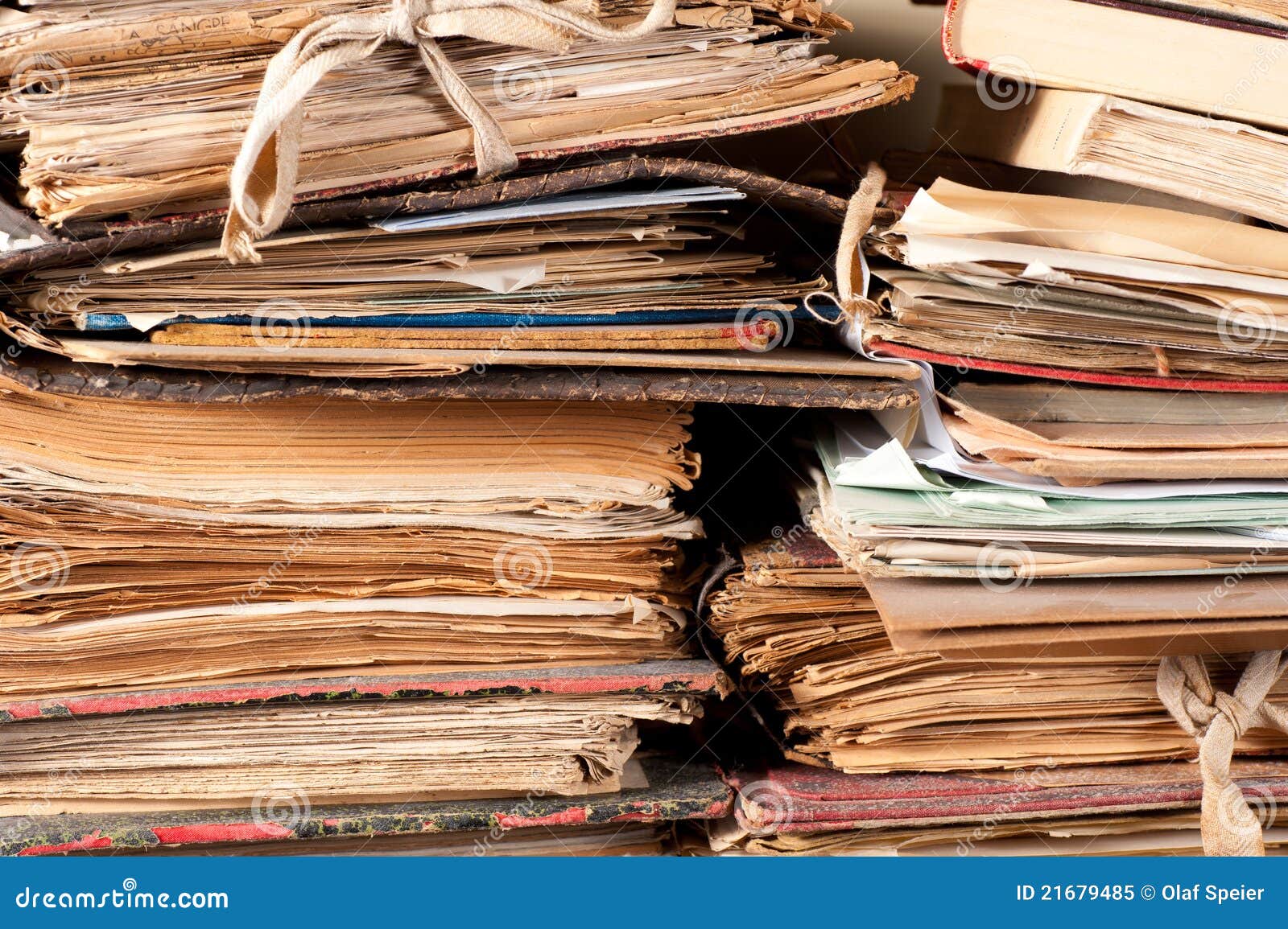 Old files stock image. Image of outdated, stack, archival - 21679485