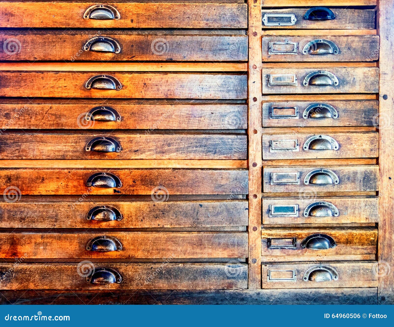 Old filing cabinet stock photo. Image of archives, antique - 64960506