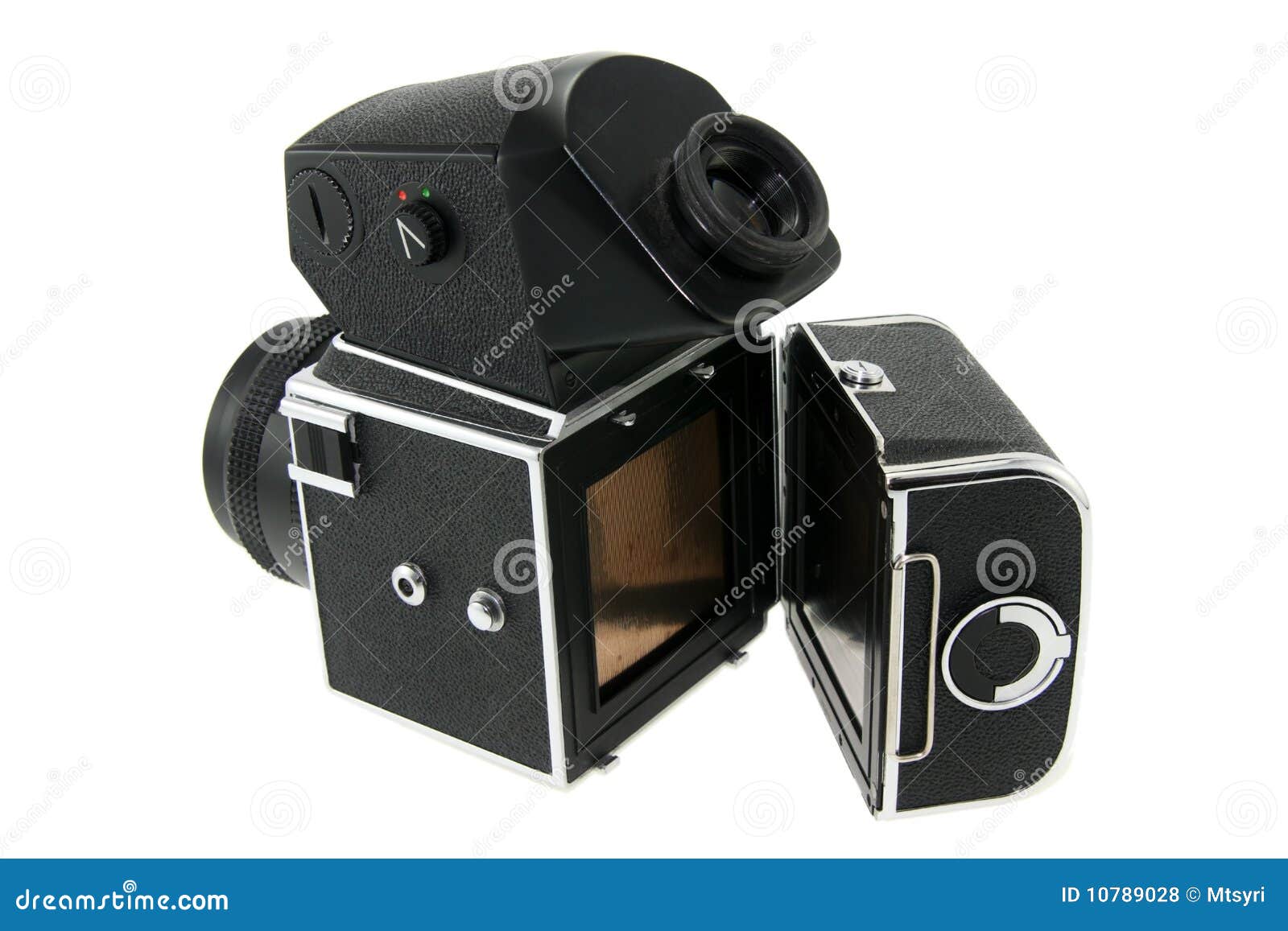 Old film camera stock photo. Image of product, isolated - 10789028