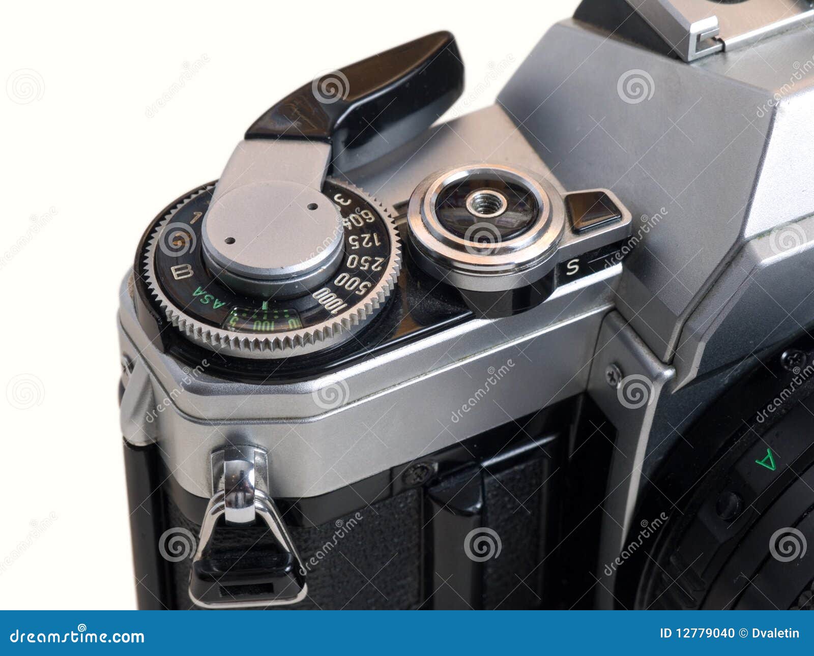 Old Film Camera. stock photo. Image of dial, silver, speed - 12779040