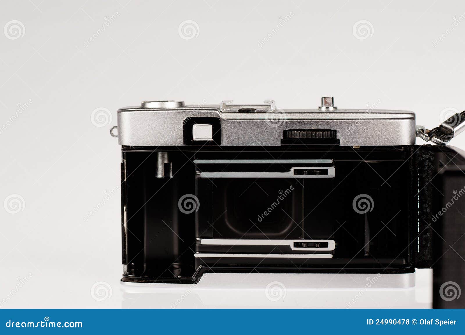 Old film camera stock photo. Image of oldfashioned, monochrome - 24990478
