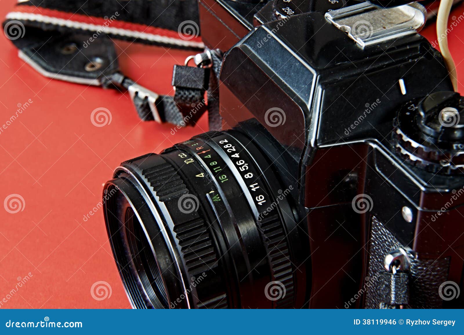 Old film camera stock photo. Image of shoot, aperture - 38119946