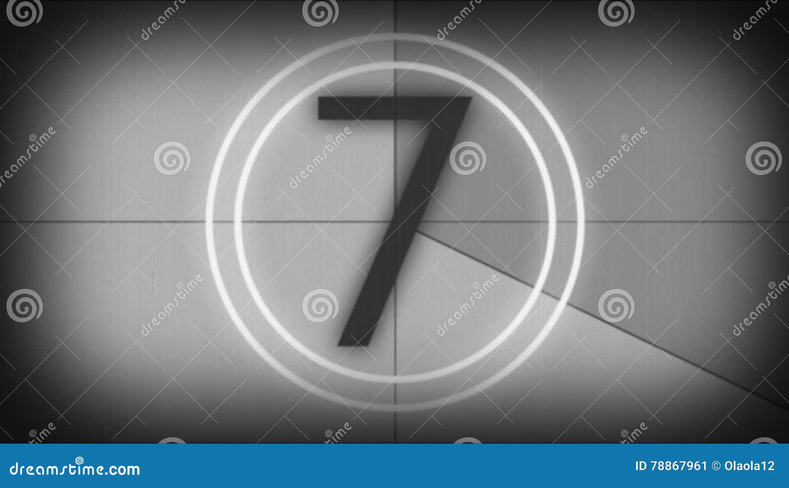 Old film countdown stock video. Video of spool, equipment - 78867961