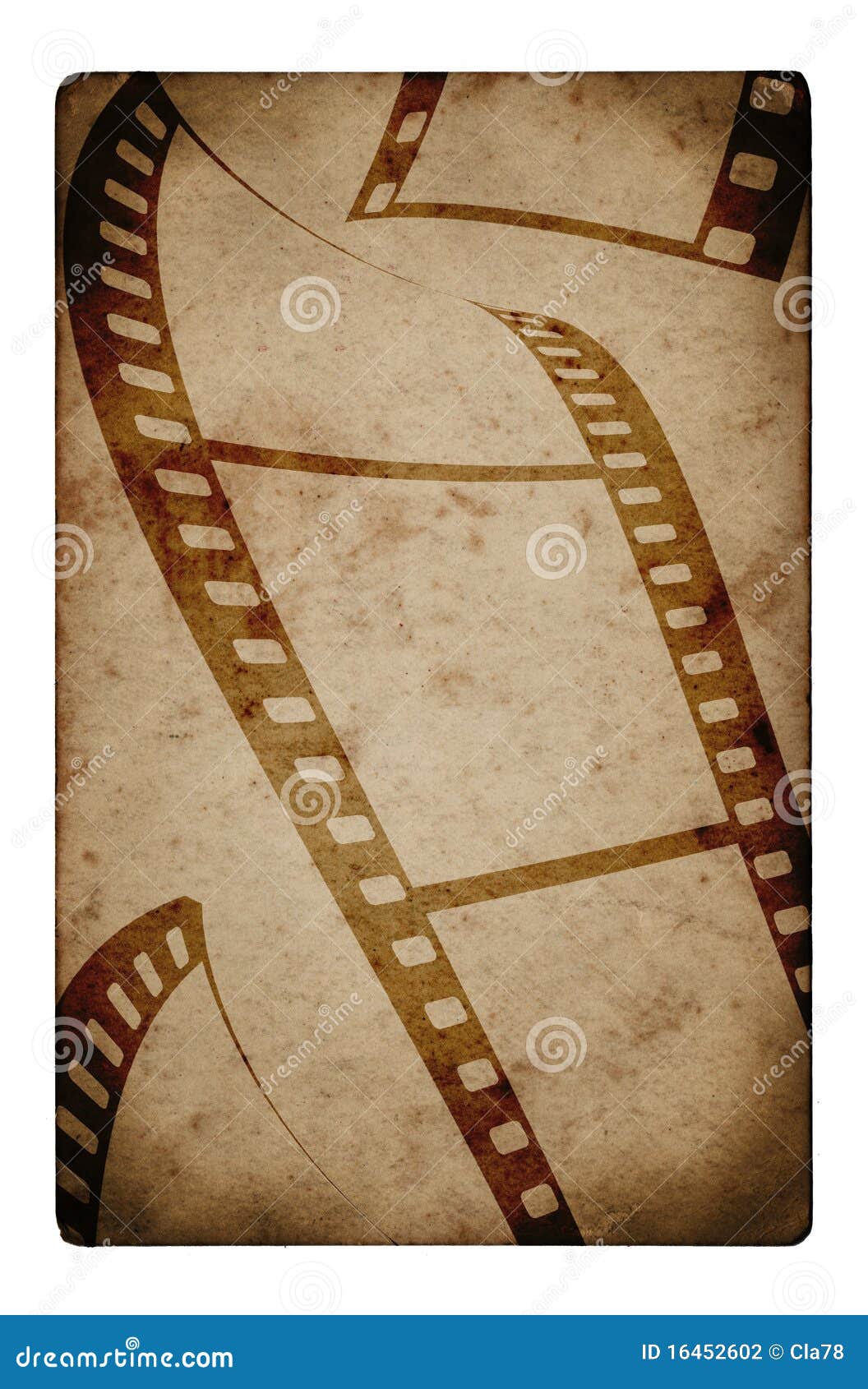 Old film frame stock illustration. Illustration of detail - 16452602