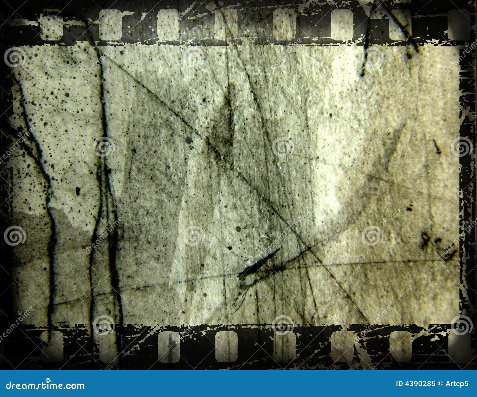 Old film frame stock illustration. Illustration of backdrop - 4390285