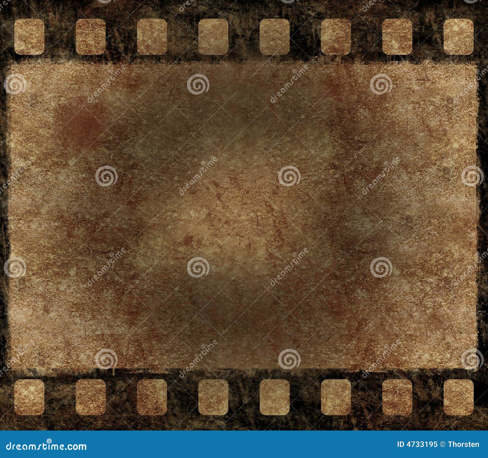 Old Film Negative Frame - Grunge Background Stock Illustration ...